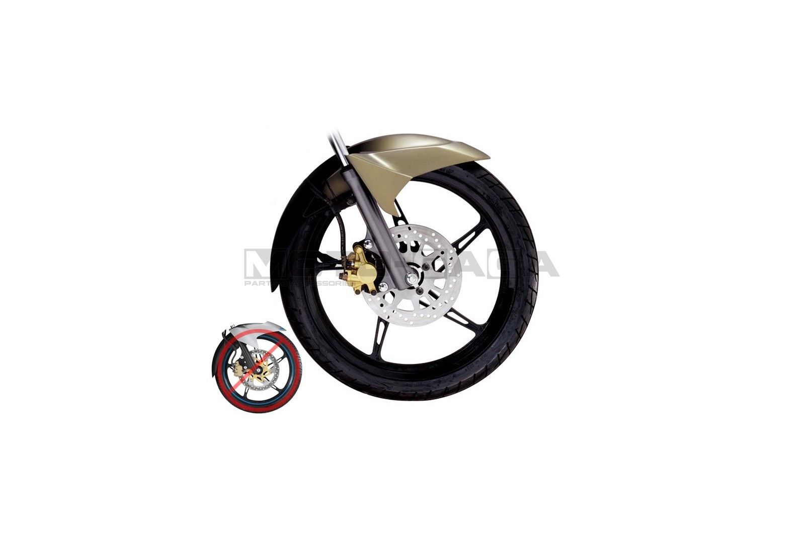 Racing Boy S-Series 2 Piston Brake Caliper - Yamaha T135 Jupiter MX ...