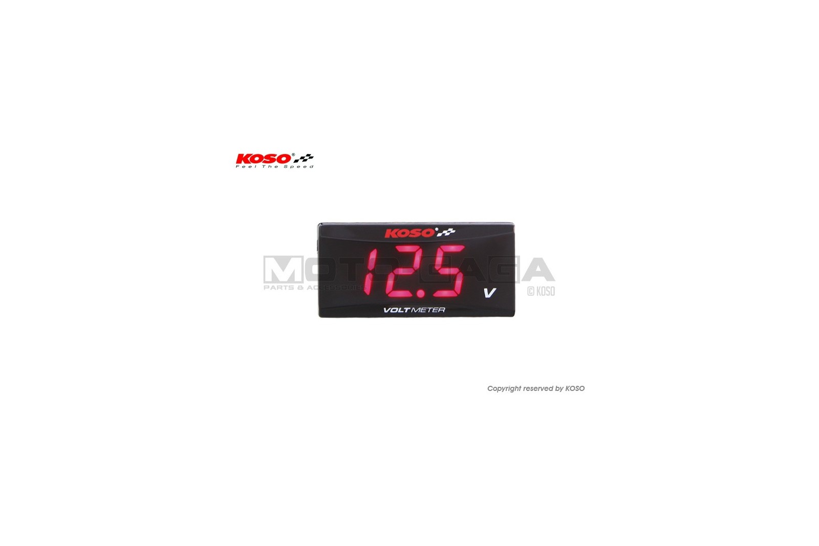 Koso mini slim voltage meter