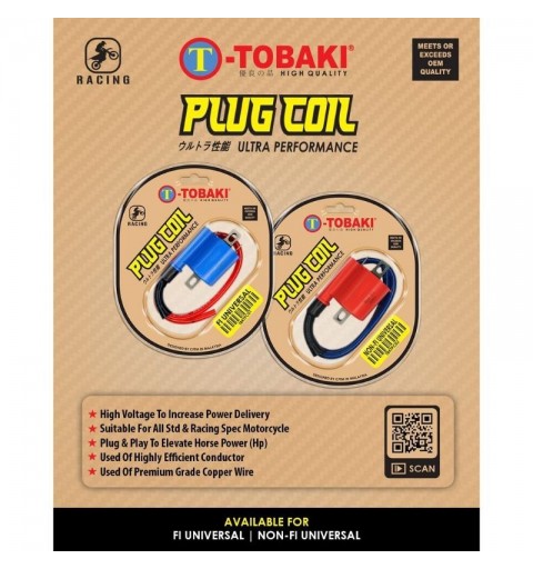 Tobaki Racing Performance Ignition Coil (Fuel Injection)