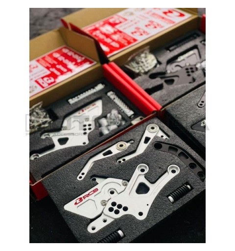 Racing Boy Adjustable Rear Sets/Footrests (S2) - Yamaha R15v3/MT-15