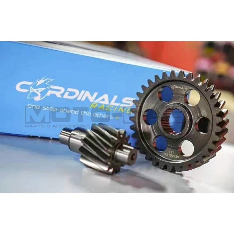 Cardinals Racing Gear Ratio Set - Yamaha NVX/Aerox/BWS/X-MAX/NMAX 125 ...