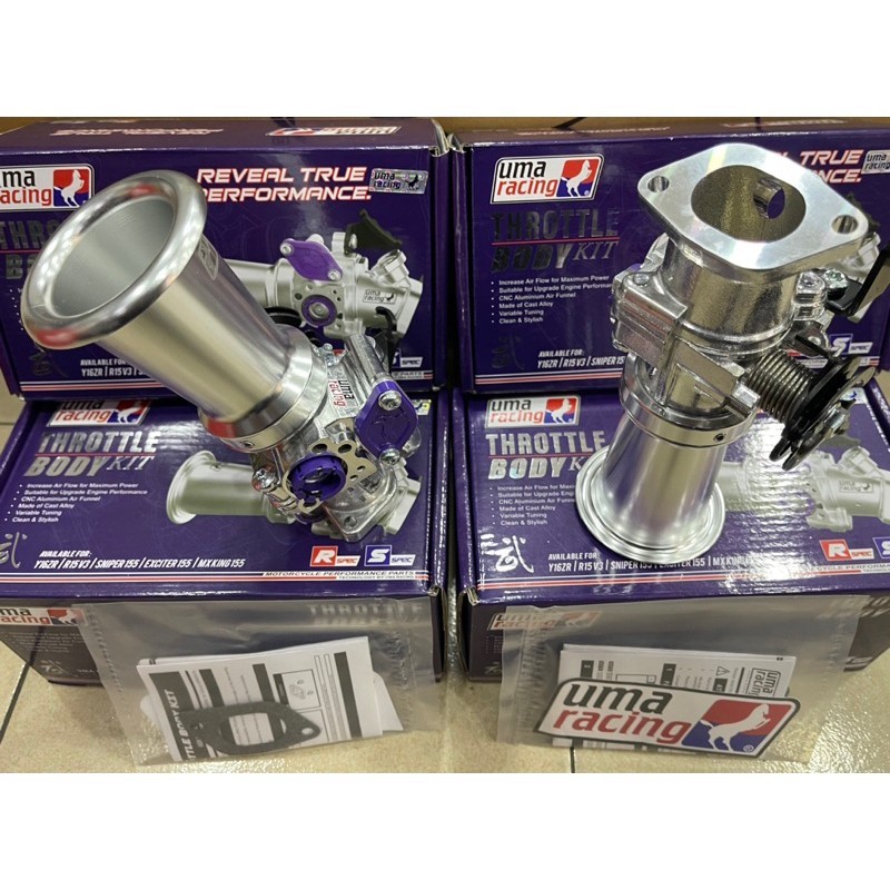 UMA Racing Throttle Body Kit (32/34mm) - Yamaha R15V3/MT-15/T155 (VVA)