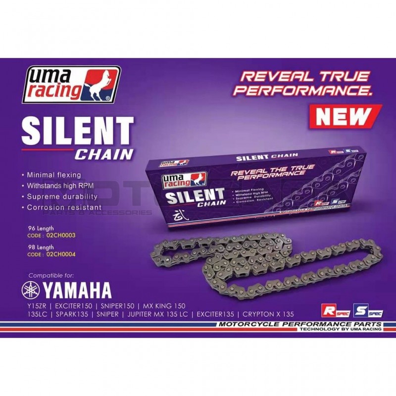 UMA Racing Timing Chain (96L) - Yamaha R15V3/NVX/Aerox/NMAX/T155