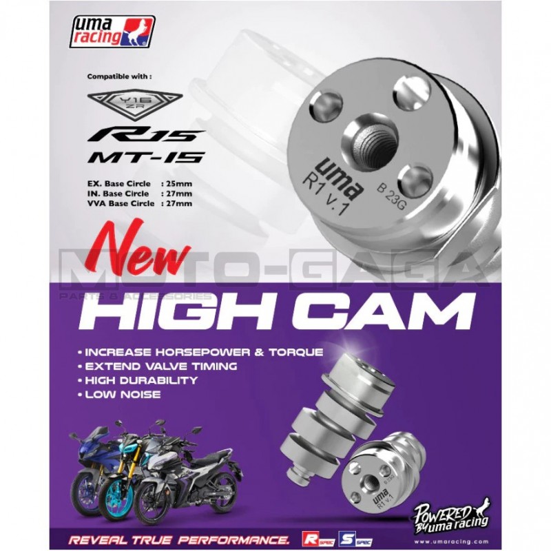 UMA Racing Camshaft (R1) - Yamaha R15V3/MT-15/NVX/NMAX/T155 (VVA)