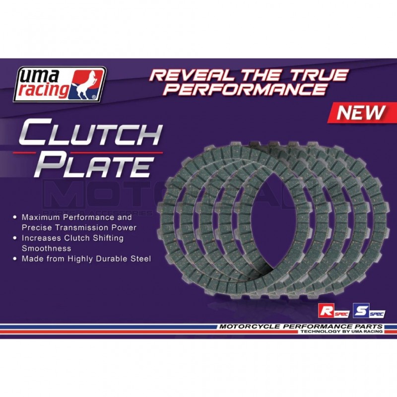 UMA Racing Friction Clutch Plates - Honda CBR150R/CB125R/ Winner/Sonic ...