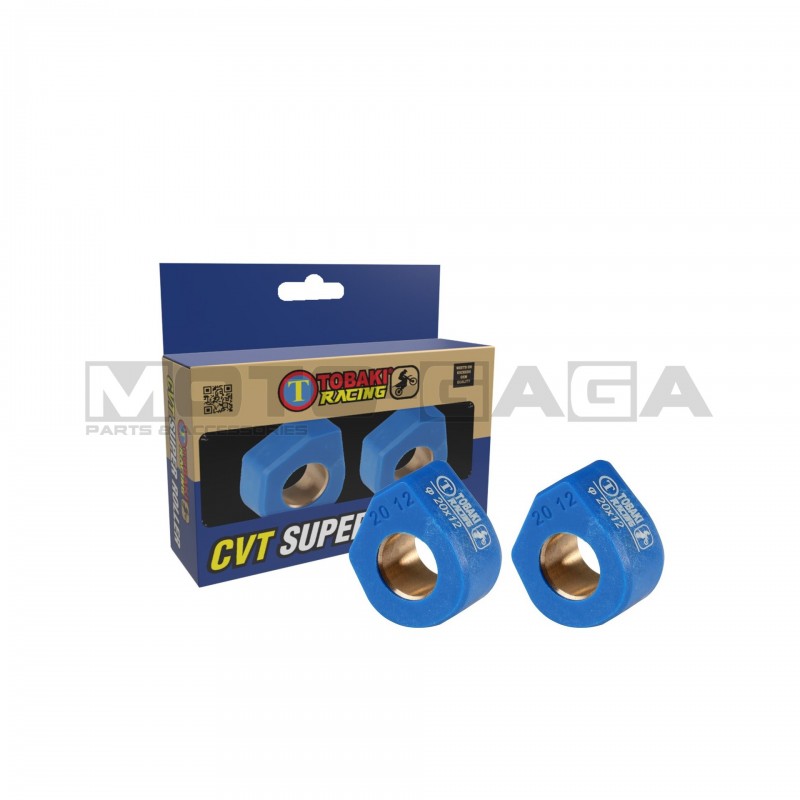 Tobaki Racing CVT Weights/Sliders (20x12mm) - Yamaha Scooters (2pcs)